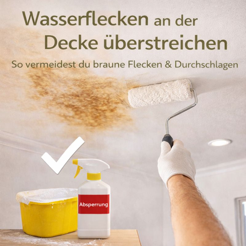 Braune Wasserflecken An Der Decke